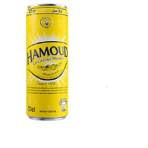 Canette Hamoud La Gazouz Boisson Gazeuse Blanche 33 Cl - Prix en ...