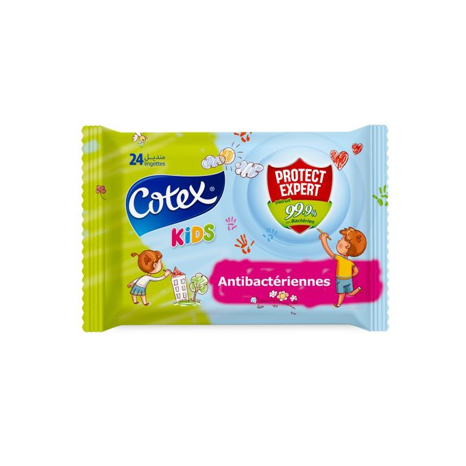 LINGETTES COTEX DESINFECTNTE KIDS X24 - Prix en Algérie | Jumia DZ