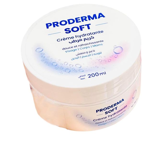 Proderma Crème Hydratante Soft 200ML Algérie